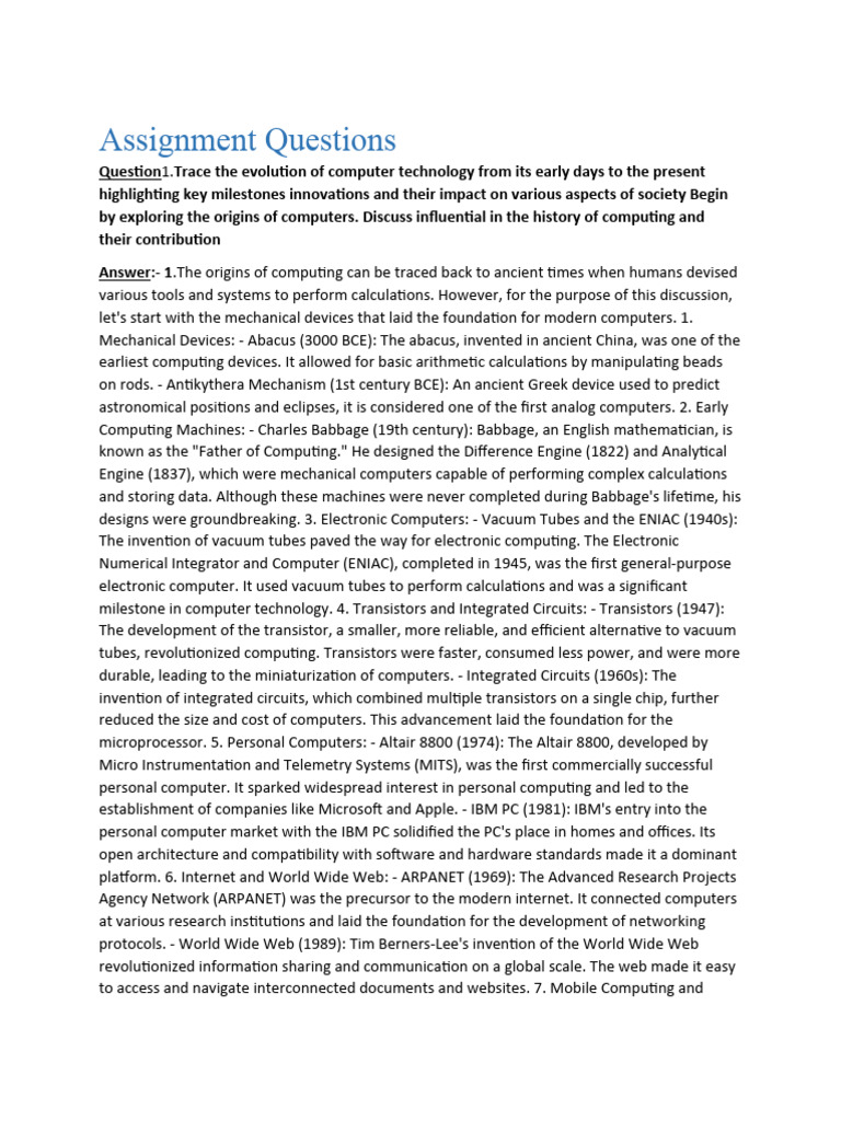 Assignment Questions Font 11 PDF | PDF | Computer Data Storage ... Assignment Questions Font 11 PDF | PDF | Computer Data Storage ...