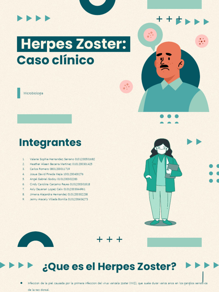 Herpes Zoster Pdf Microbiología Medicina Clinica