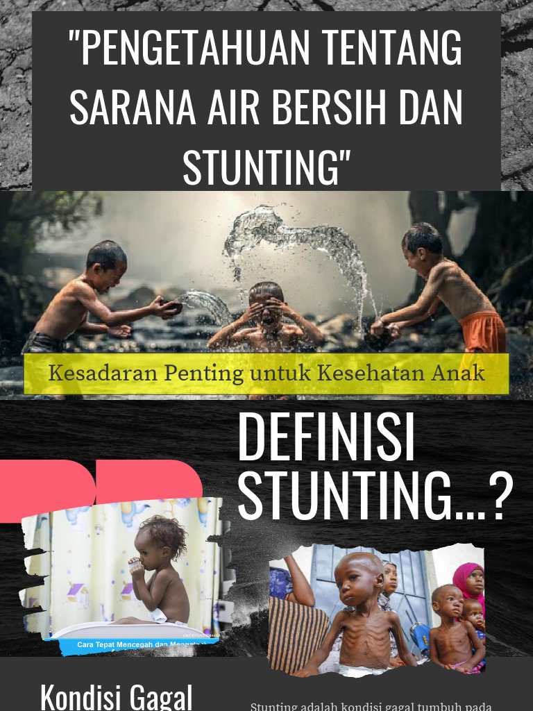 Air Bersih Dan Stunting | PDF