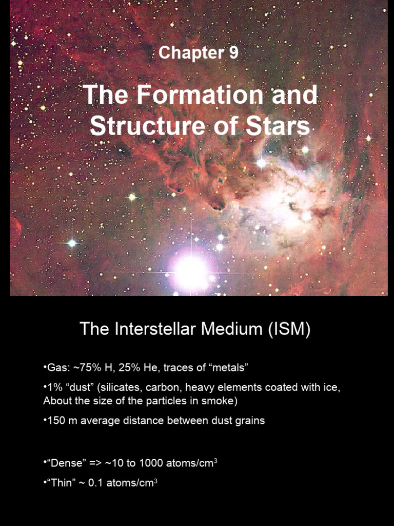Lecture10 11 Stellar Formation | PDF | Interstellar Medium | Stars