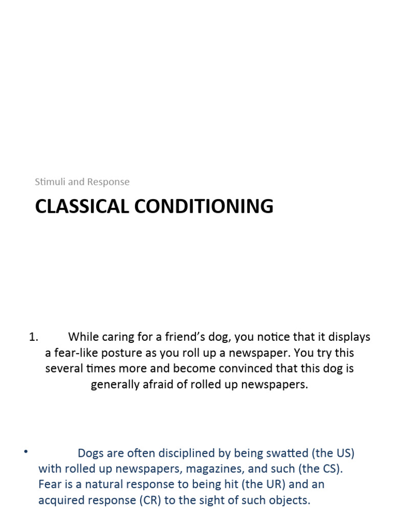 Learning Worksheets | PDF | Classical Conditioning | Cognition