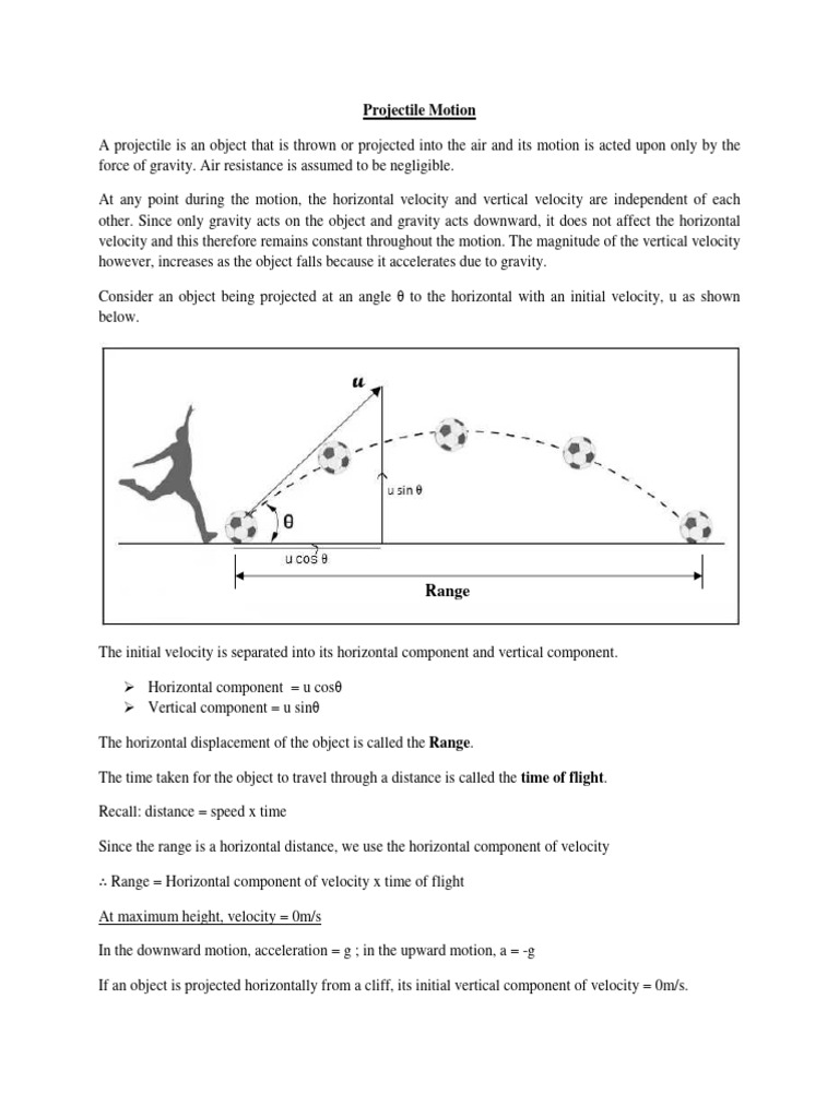 7 Projectile Motion | PDF | Motion (Physics) | Spacetime