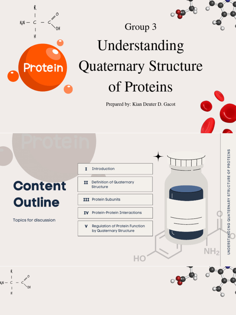 Understanding Quaternary Structure of Proteins | PDF | Protein–Protein ...