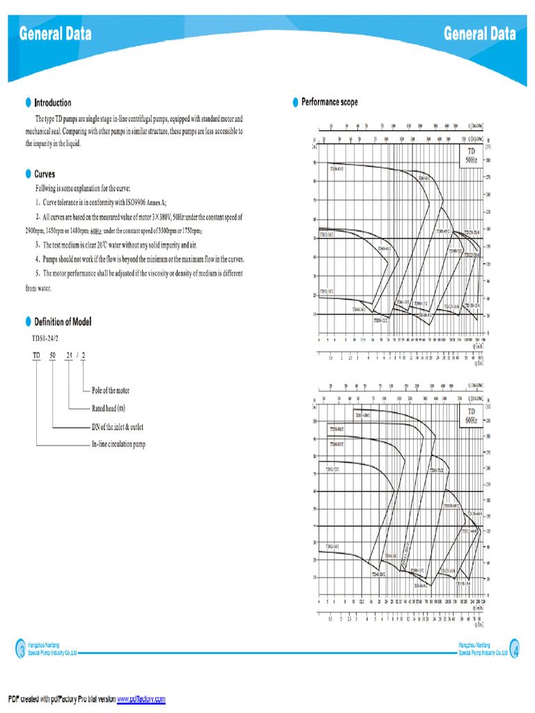 CNP Pump TD | PDF