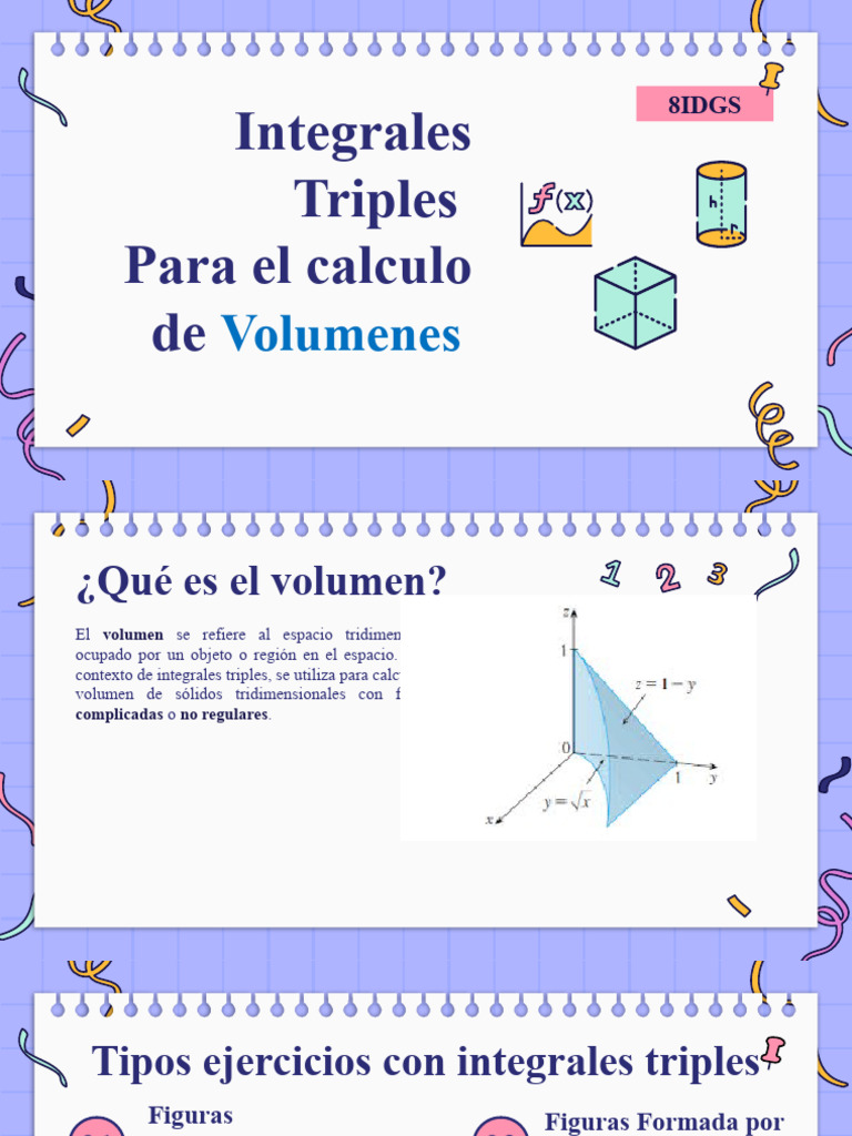 Integrales Triples en El Calculo de Volumenes - Salul | PDF | Integral ...