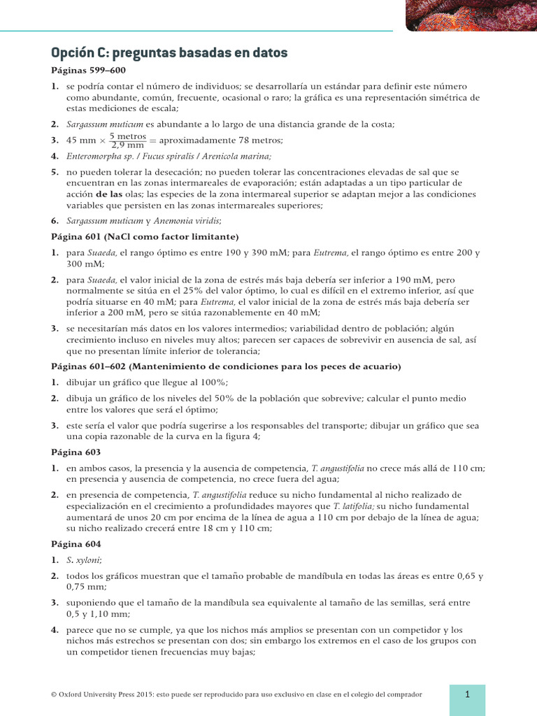 OPCIÓN C-Respuesta de Datos | PDF | Nutrientes | Metabolismo
