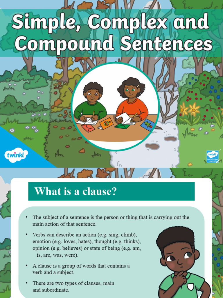 Ni L 1646598568 Simple Complex and Compound Sentences Powerpoint - Ver ...