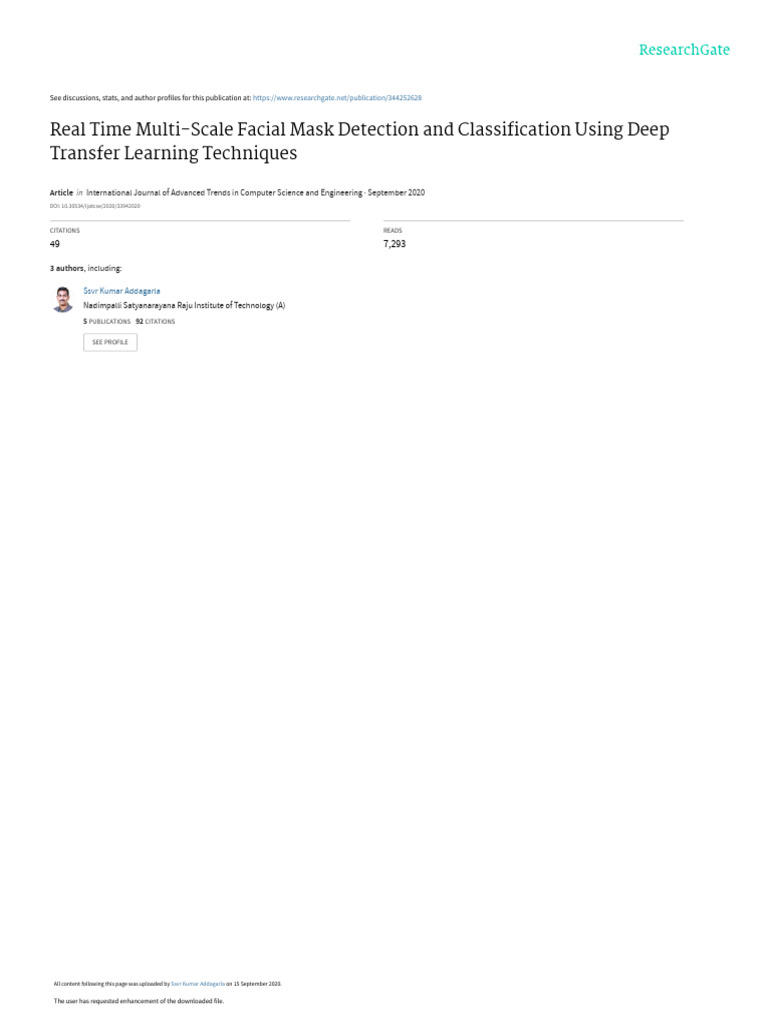 Ijatcse 33942020 | PDF | Deep Learning | Computing