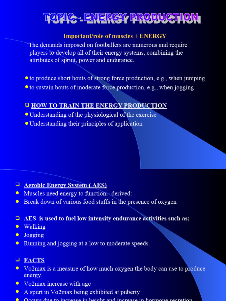 Energy Production | PDF