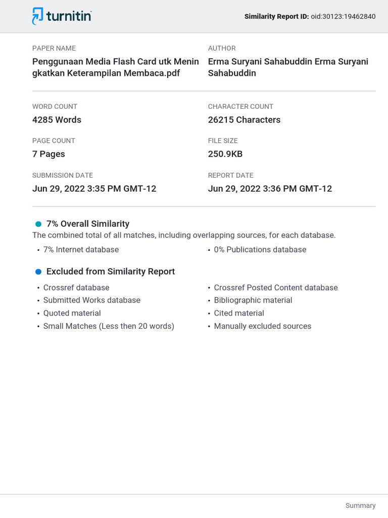 Penggunaan Media Flash Card Utk Meningkatkan Keterampilan Membaca PDF ...