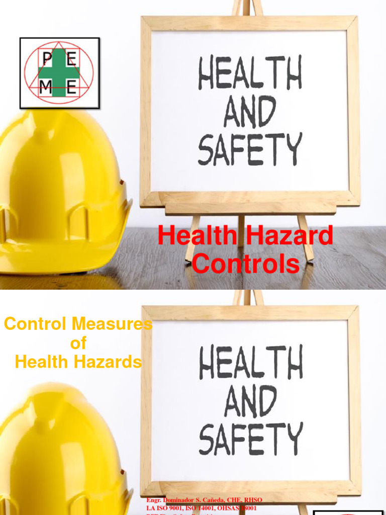 Health Hazard Control Measures Guide | PDF | Ventilation (Architecture ...