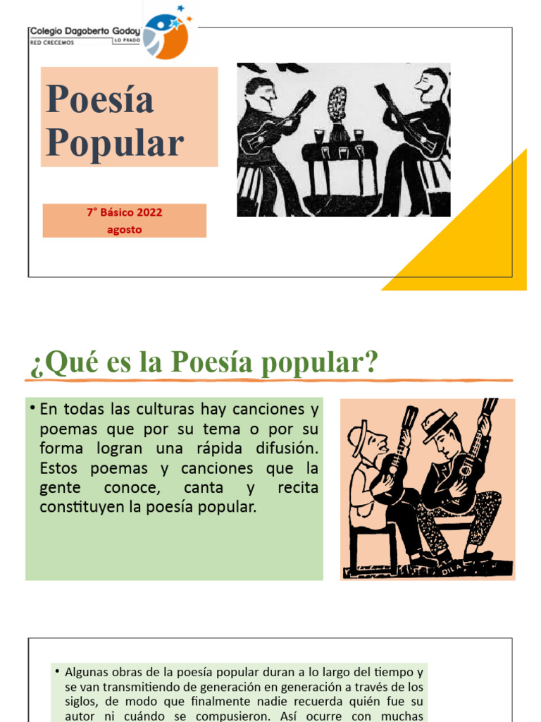 Poesía Popular y Violeta Parra | PDF | Poesía | Rima
