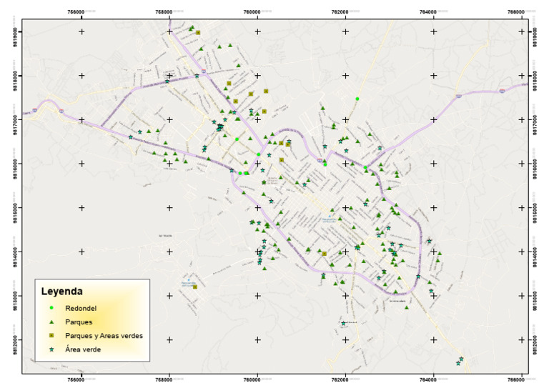 Mapa Areas Verdes Riobamba | PDF