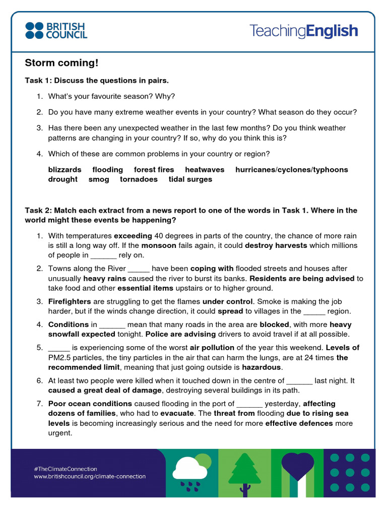 Extreme Weather Events and Responses | PDF | Tropical Cyclones | Storms