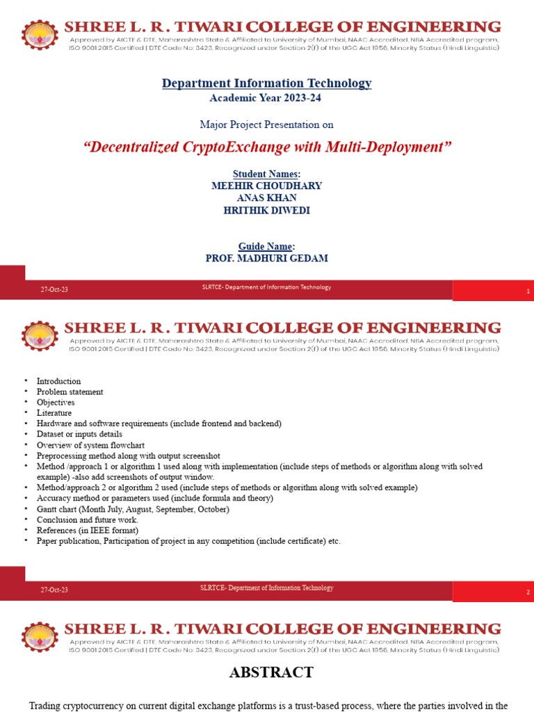 Major Project | PDF | Cryptocurrency | Computer Security