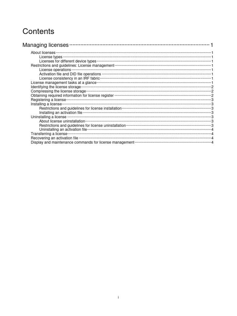 01-Fundamentals Configuration Guide-License management | PDF | File Transfer Protocol | Computer ...