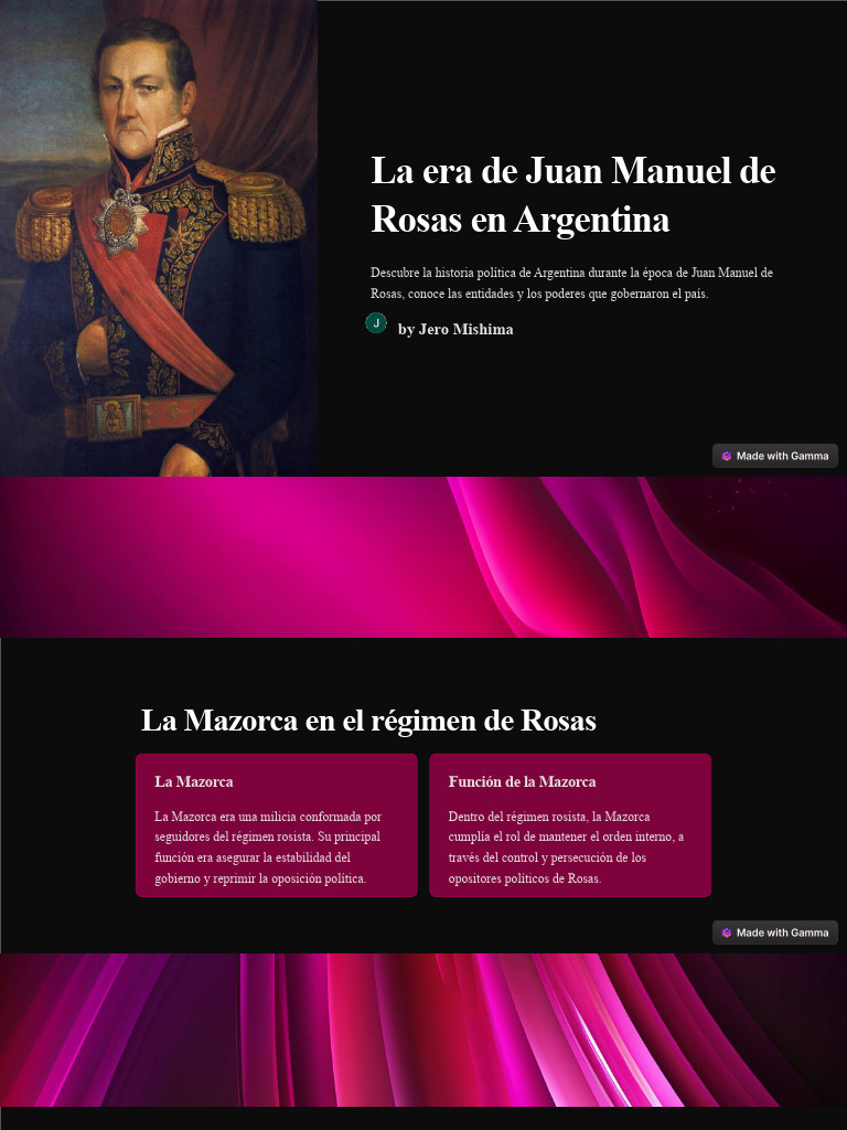 La-era-de-Juan-Manuel-de-Rosas-en-Argentina 2 | PDF | Gobierno ...