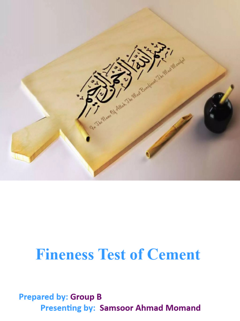 Fineness Test | PDF