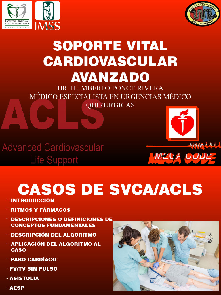 ACLS pp-1 | PDF | Reanimación cardiopulmonar | Sistema cardiovascular