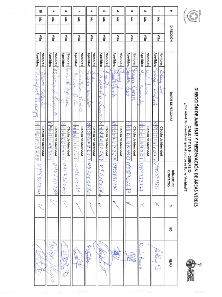 SOCIALIZACION NOMBRE PARQUE CALLE 19Y LA H | PDF