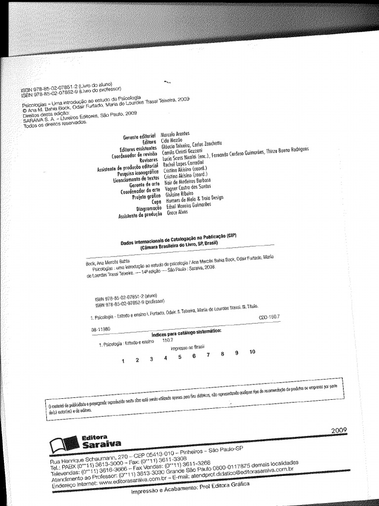 Psicologias Ana Bock | PDF