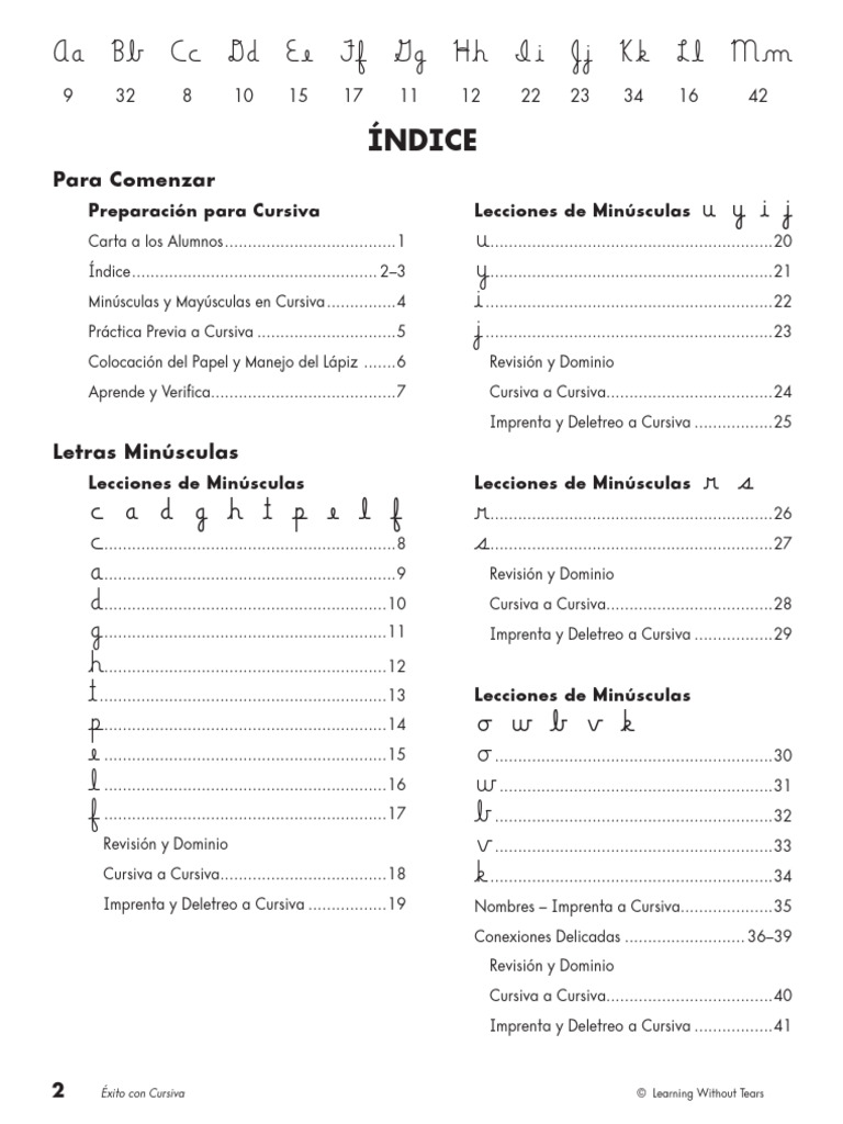 Exito Con Cursiva (Spanish) | PDF | Métodos y materiales de enseñanza | Hogar, jardinería y ...