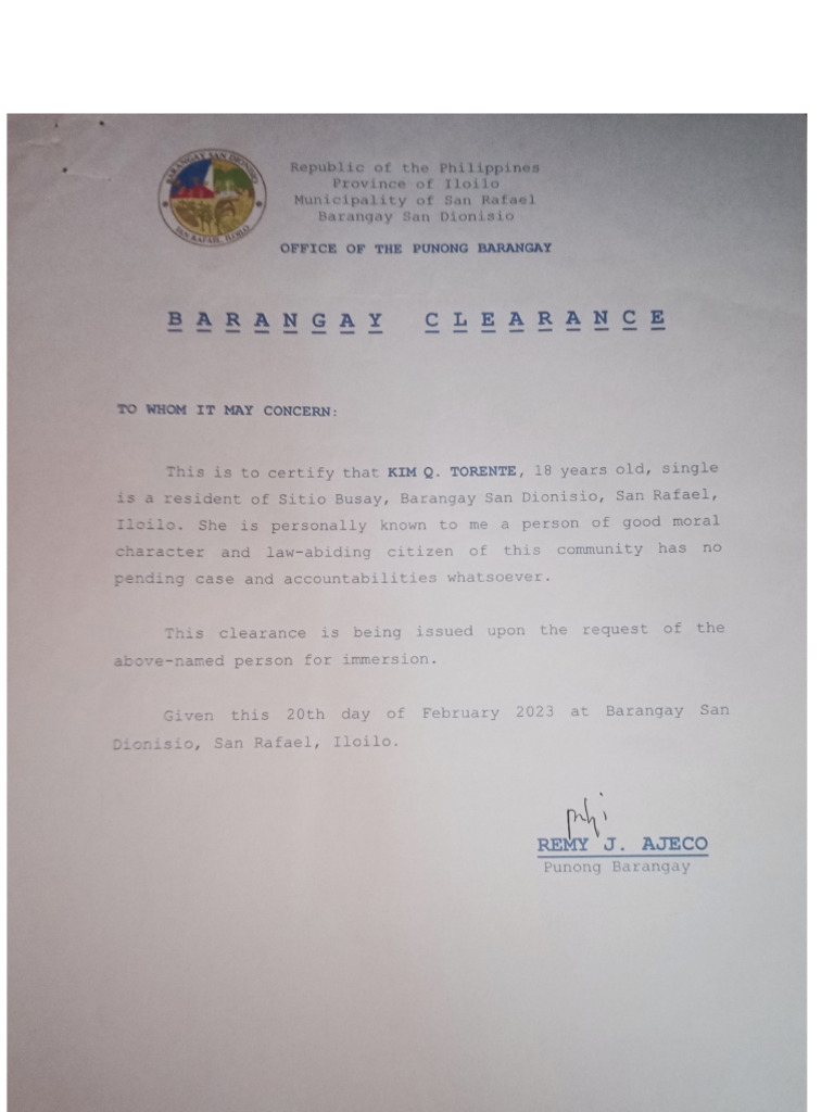 Certification Letter | PDF