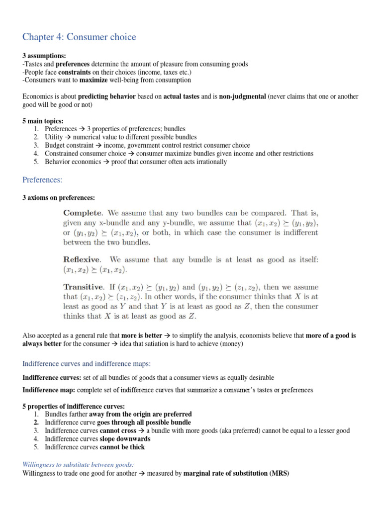 Chapter 4-Consumer Behavior | PDF | Utility | Consumer Behaviour