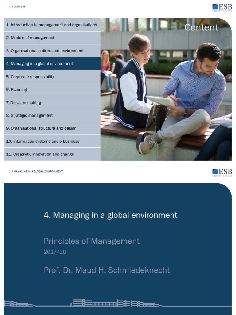 POM - 4. Managing in A Global Environment | PDF | Trade Agreements ...