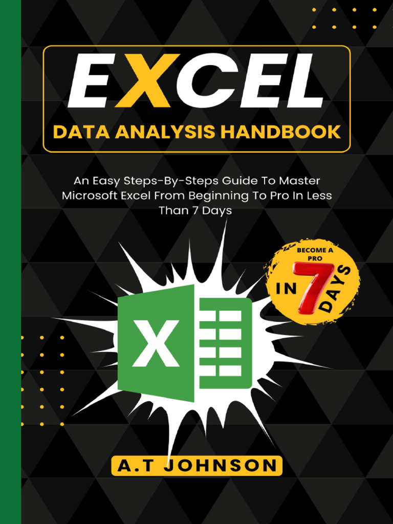 Excel Data Analysis Handbook - A - Johnson, A.T | PDF | Microsoft Excel | Data Analysis