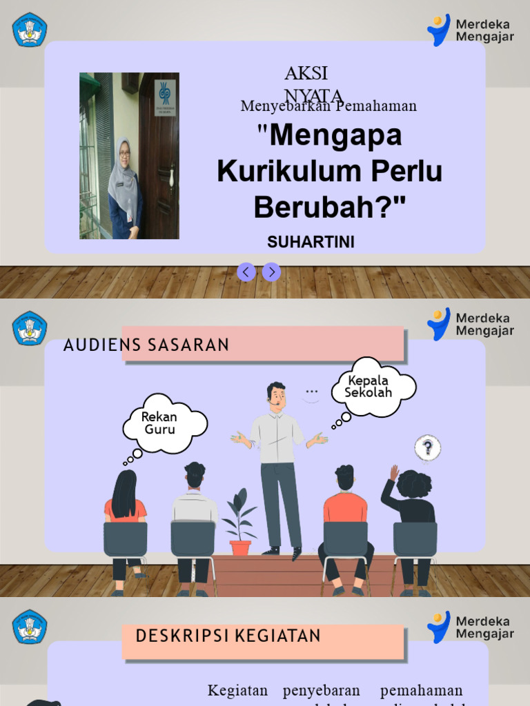 Aksi Nyata Topik 2 Kurikulum Merdeka Platform Merdeka Mengajar Gito | PDF