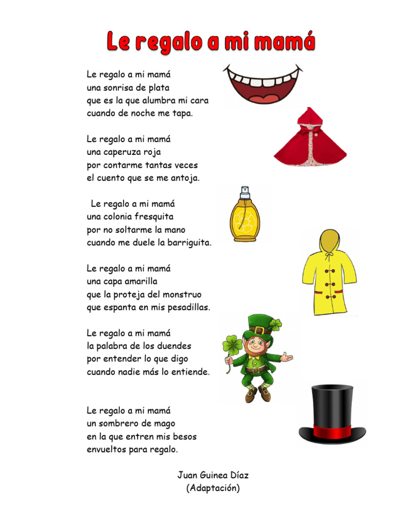 Ficha Com 06 05 24 Leemos Un Poema A Mamá Pdf