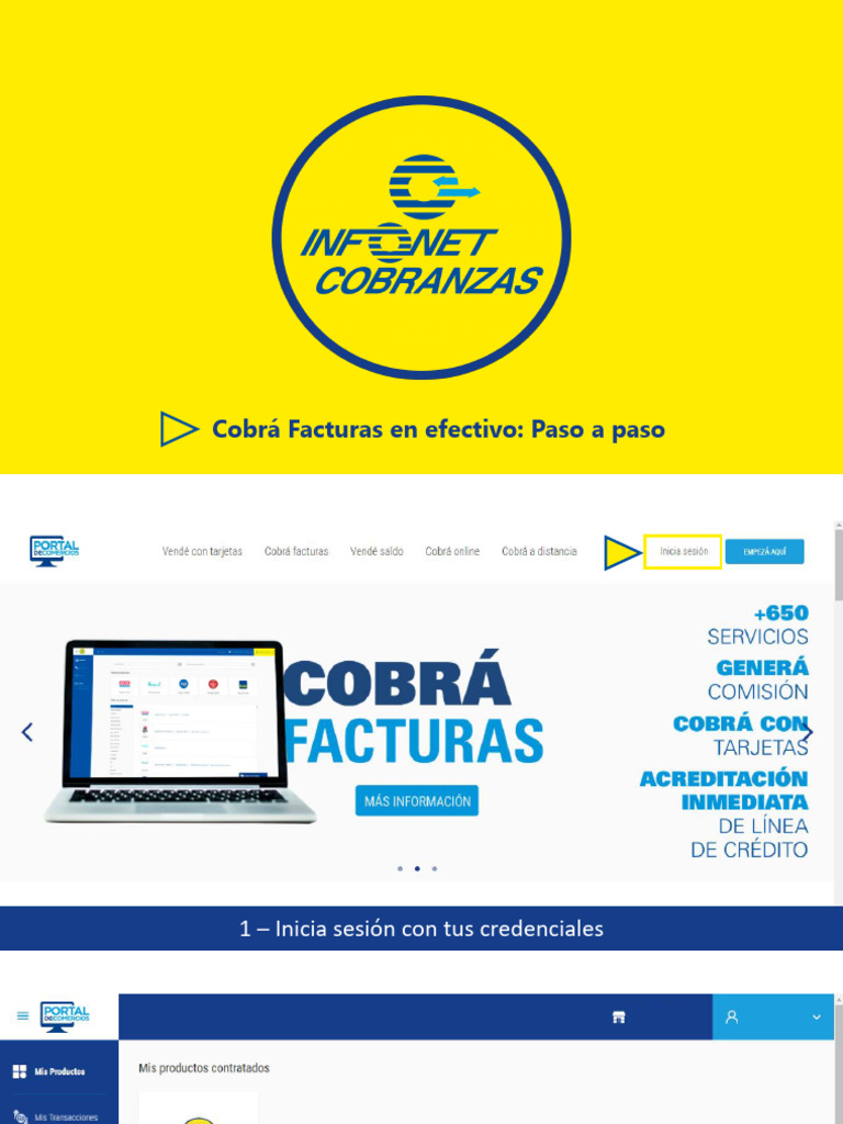 Manual de Infonet Cobranzas - Paso a paso | Descargar gratis PDF | Tarjeta de crédito | Informática