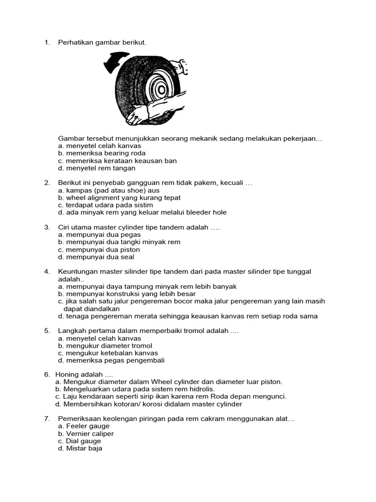 Soal Rem 2 | PDF | Teknologi & Rekayasa