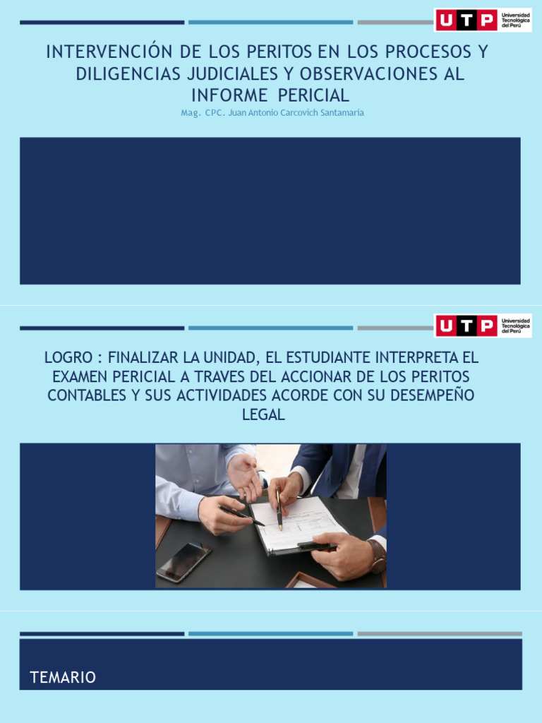 S04.s1 - Intervención de Los Peritos - Parte 3 | PDF | Testigo experto ...