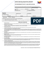 GSIS GFAL Educational Loan Application | PDF | Loans | Interest