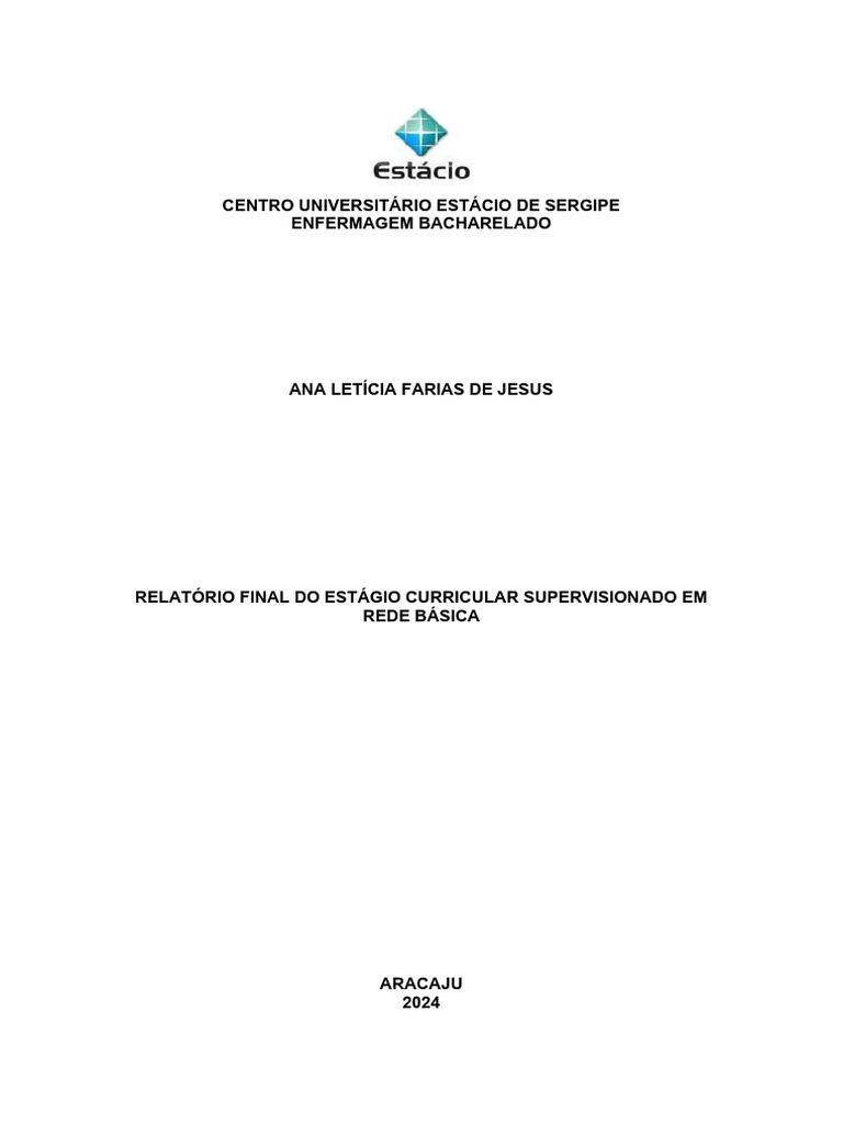 RELATORIO OFICIAL (5) (Recuperação Automática) | PDF | Enfermagem ...