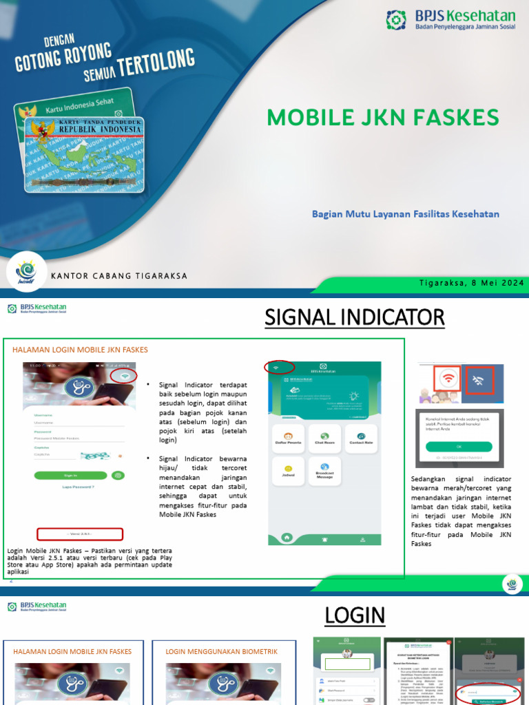Panduan Lengkap Mobile JKN Faskes | PDF