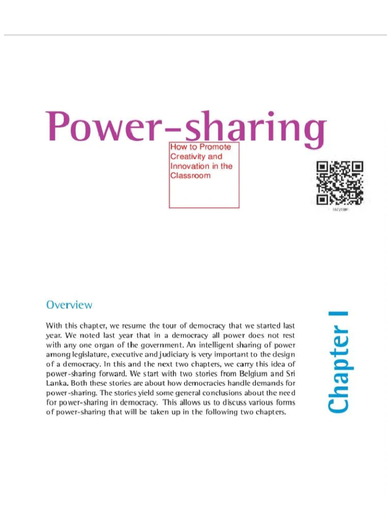 Civics Chapter 1, Class 10 | PDF