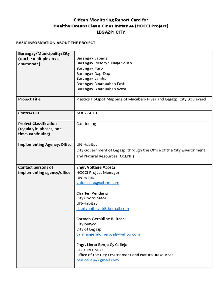 CMRC - Marine Litter Baselining and Capacity Building | PDF | Waste ...