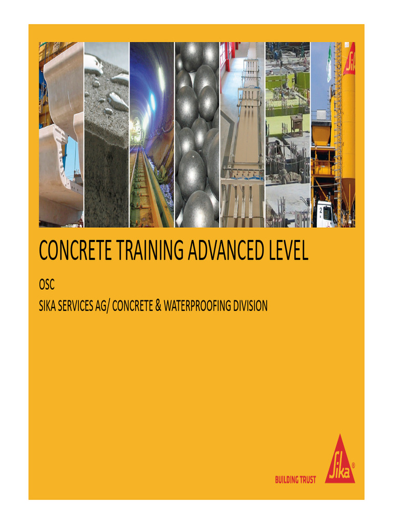 Sika - Advanced Conceret Technology | PDF | Concrete | Cement