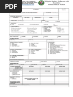 PWD Application Form | PDF | Disability | Employment