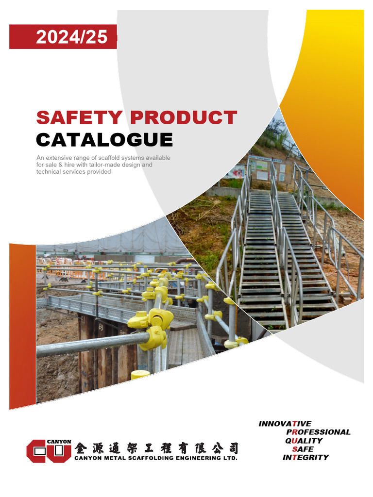 Safety Products Catalog 2024/25 | PDF | Scaffolding | Stairs
