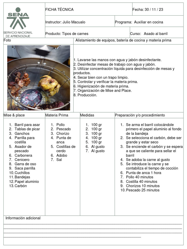 Adobo y Asado en Barril: Guía Práctica | PDF | Alimentos | Cocina