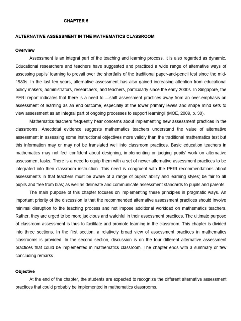 Chapter 5 | PDF | Educational Assessment | Teachers