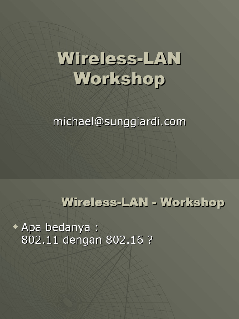 Wireless LAN Michael | Download Free PDF | Wireless Lan | Wi Fi