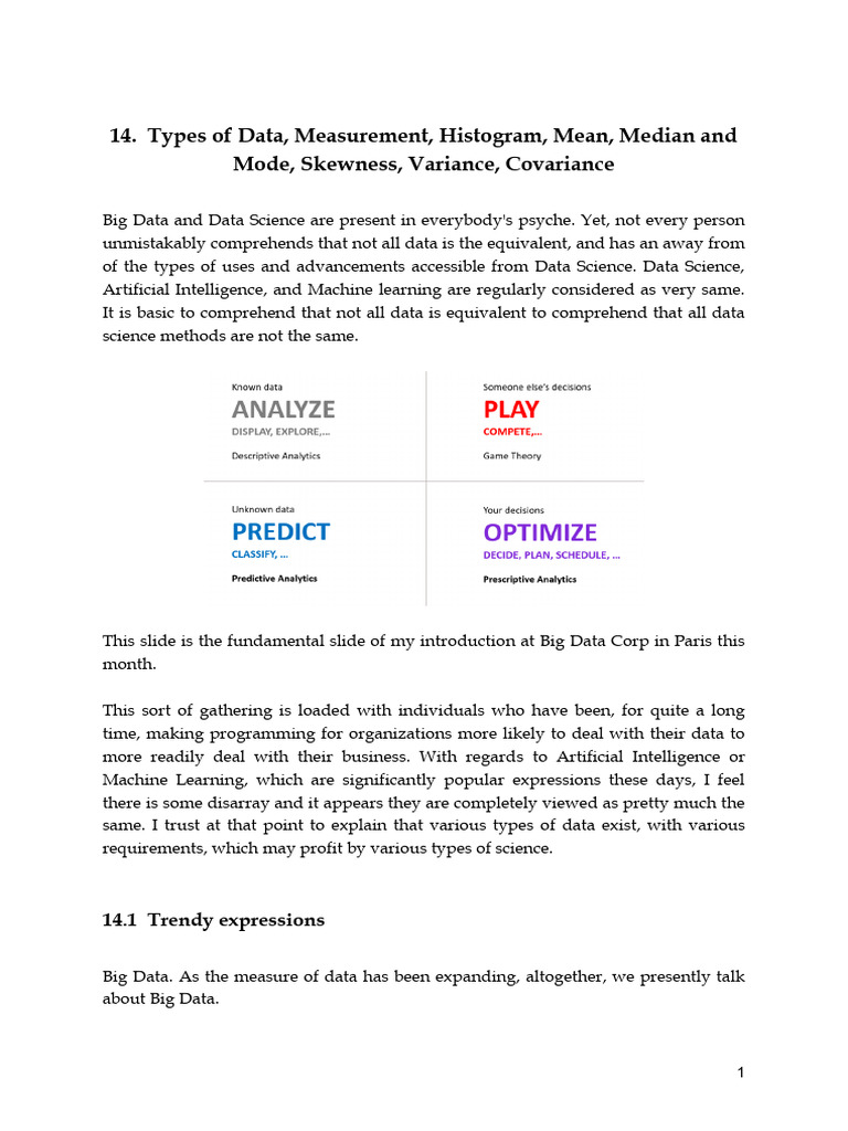 Types Of Data Measurement Histogram Mean Median And Mode Skewness