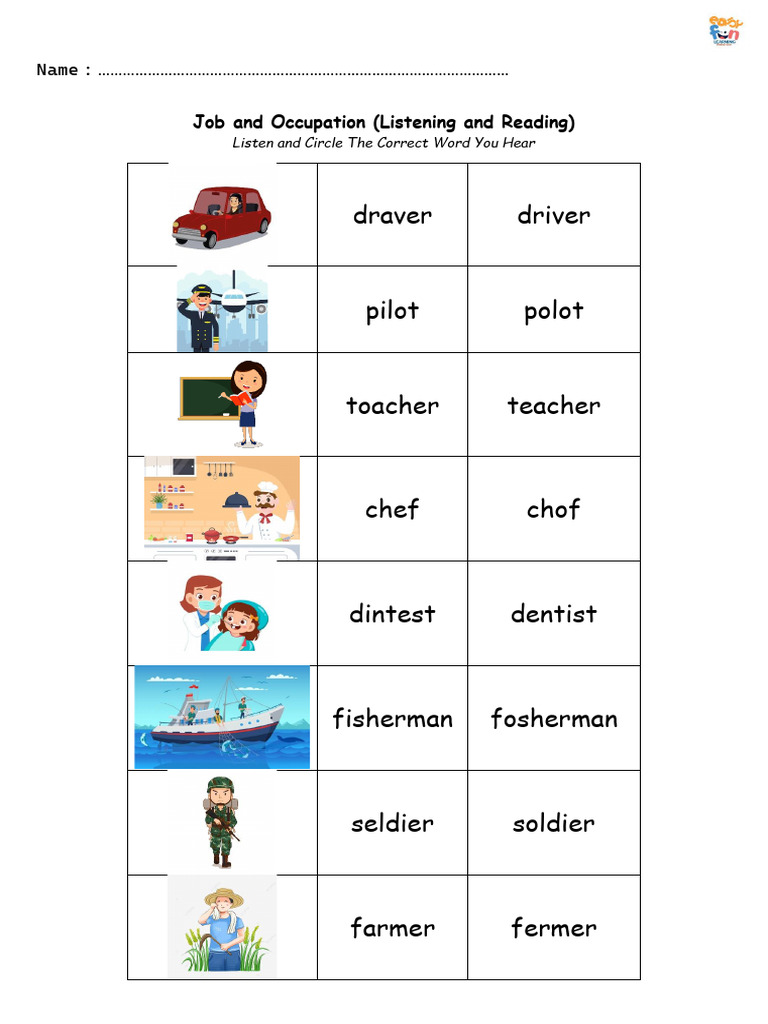 Job and Occupation | PDF | Foreign Language Studies | Teaching Methods & Materials