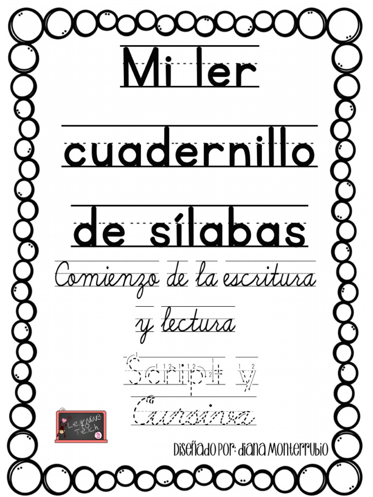 Mi 1er Libro de Silabas Parte1 | PDF