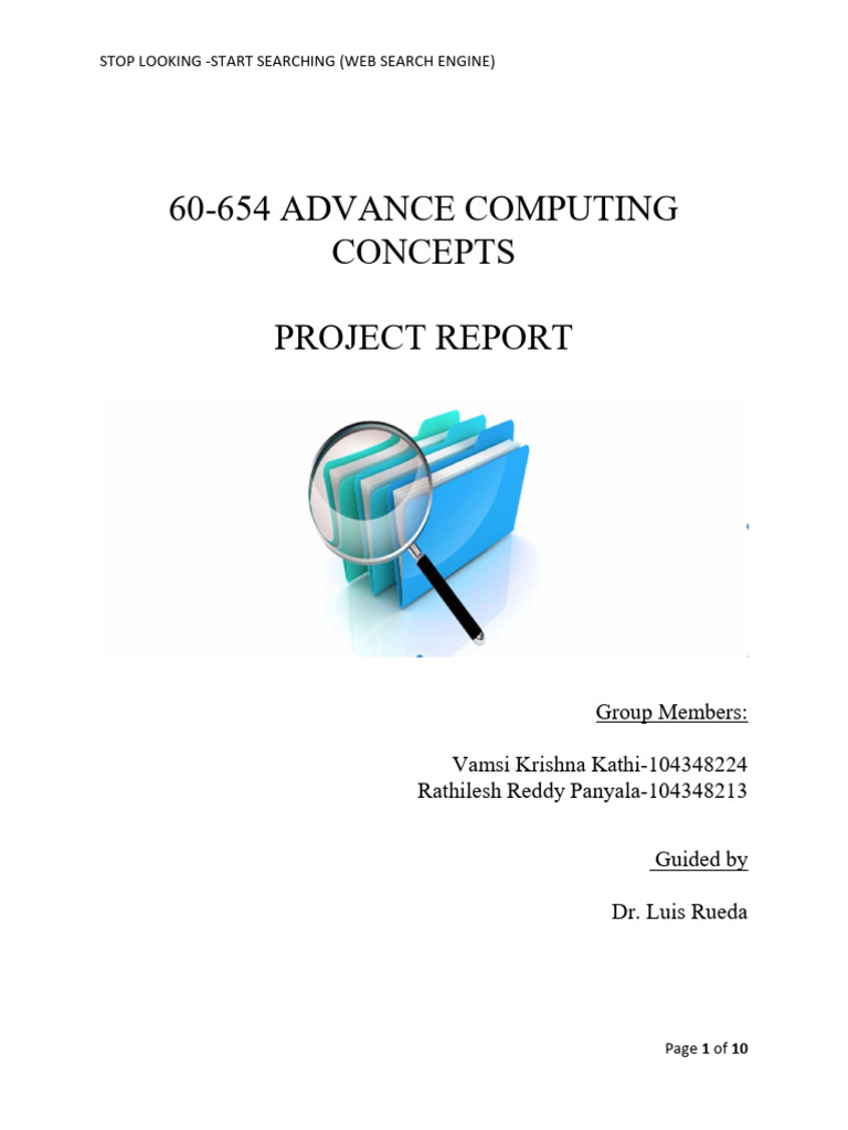 Advanced Algorithms Project Report | PDF | Html | Search Engine Optimization